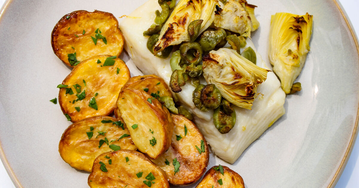 Mediterranean Halibut with Baby Potatoes - Recipes - Cuisinart