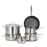 10-Piece Stainless Steel Cookware Set
