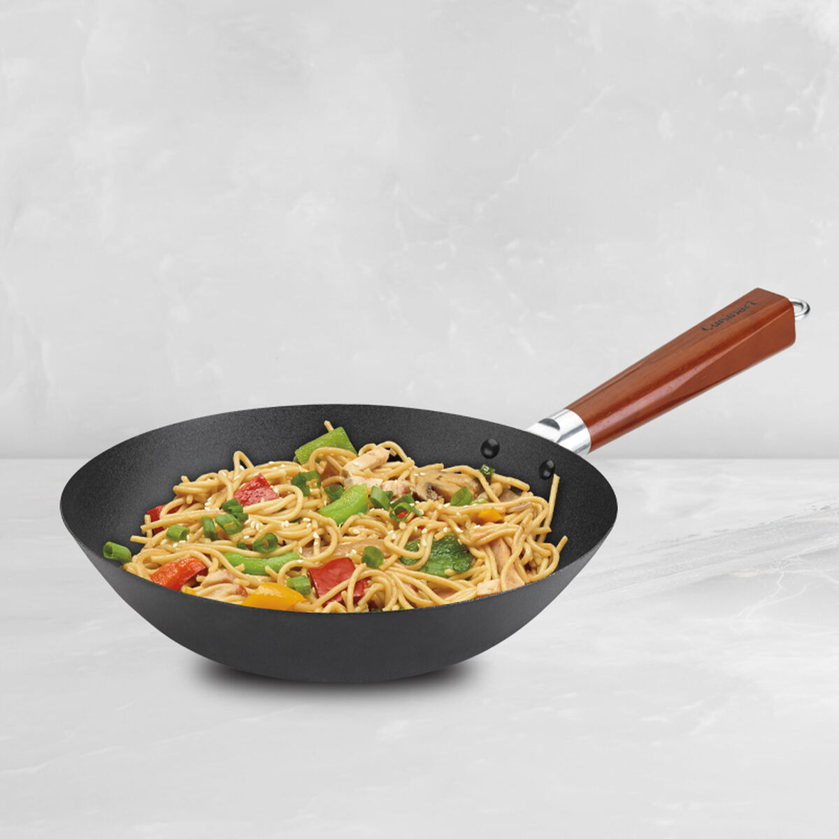11" Pre-Seasoned Steel Wok - Cuisinart