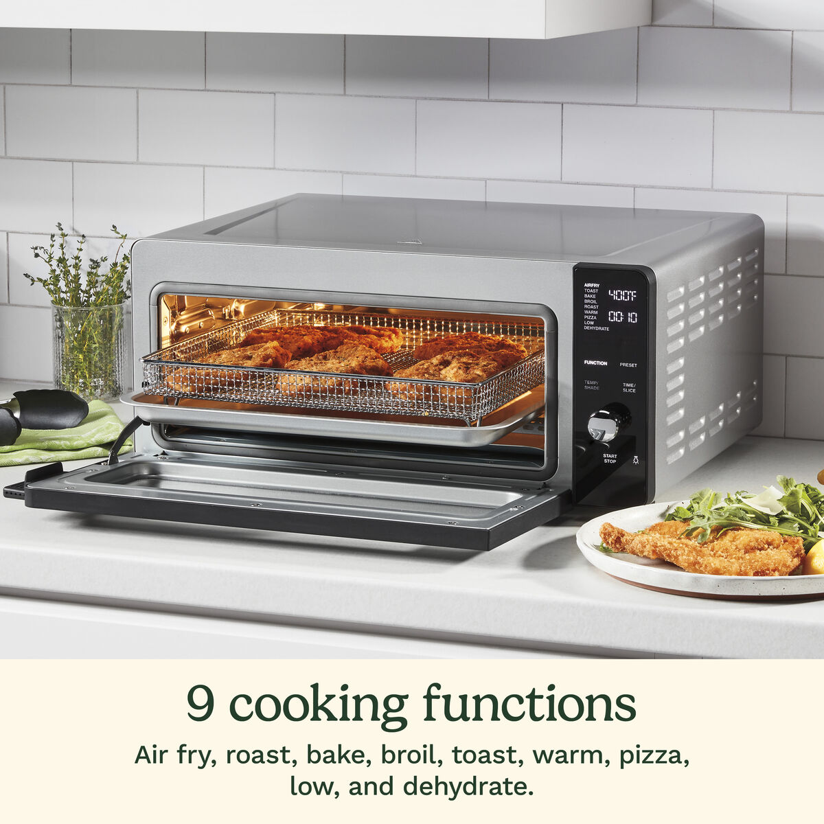 14-in-1 Space-Saving Air Fryer Toaster Oven