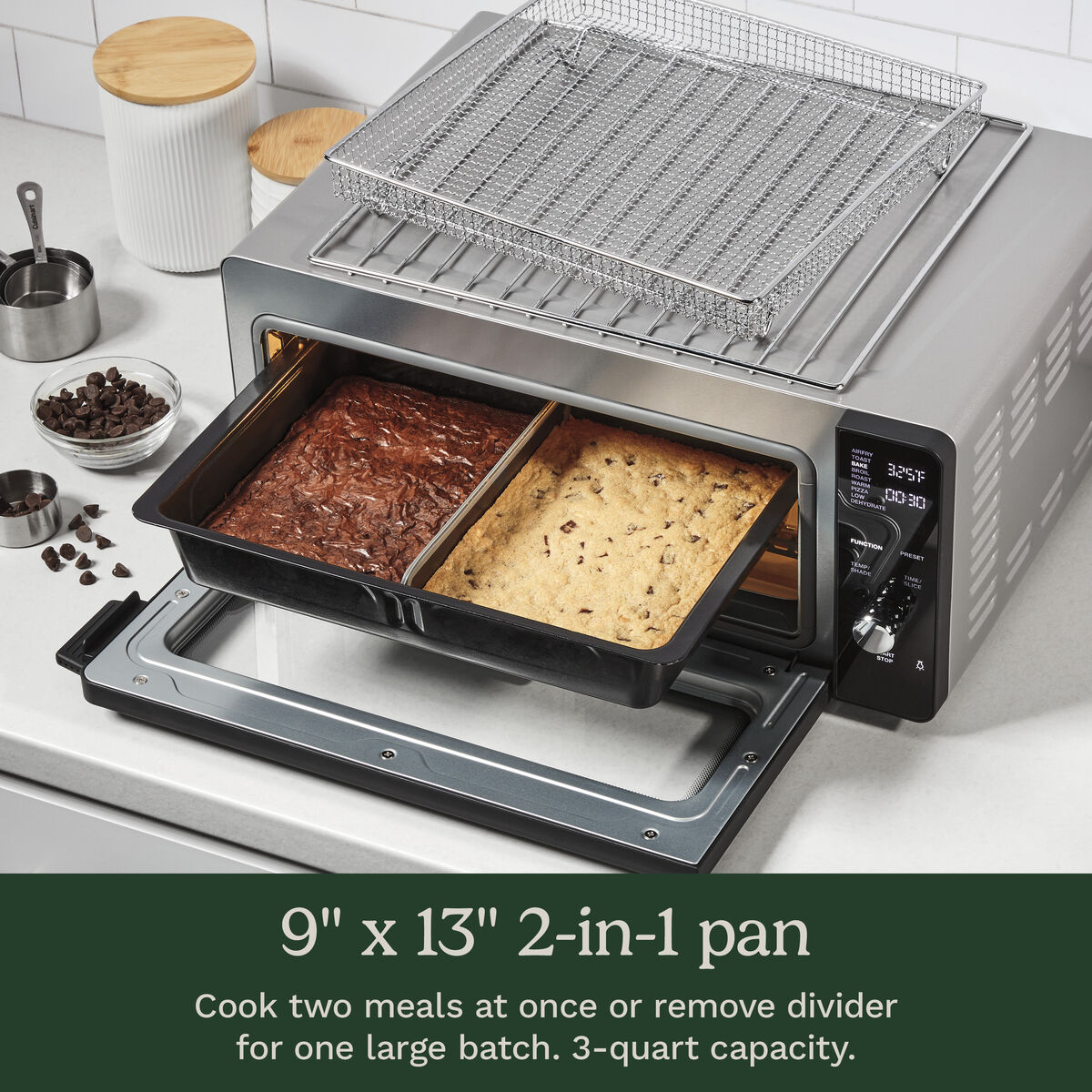 14-in-1 Space-Saving Air Fryer Toaster Oven