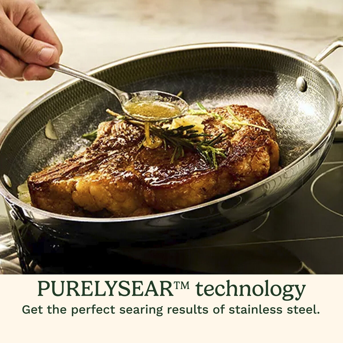 6-Piece FusionPlus™ Nonstick Stainless Skillet Set