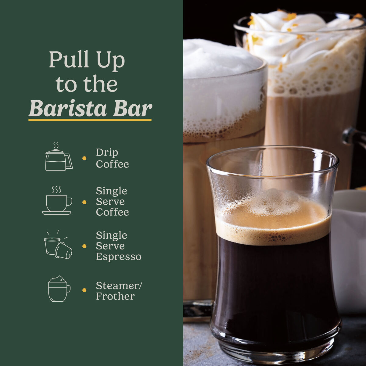 Coffee Center Barista Bar 4-In-1 Coffeemaker