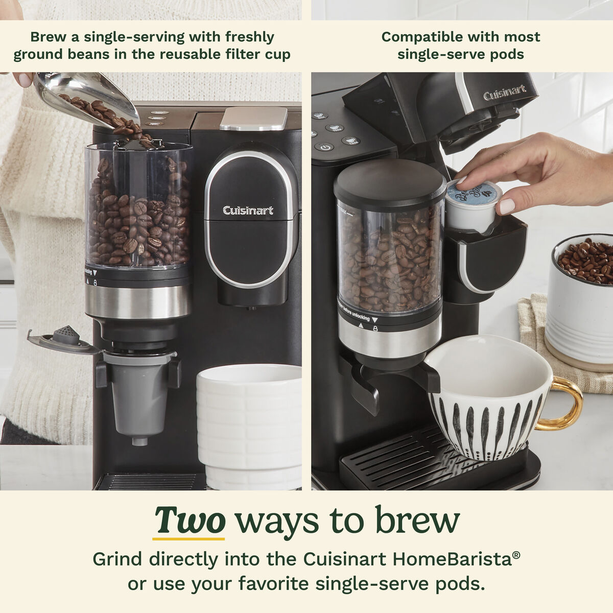 Grind & Brew Single-Serve Coffeemaker