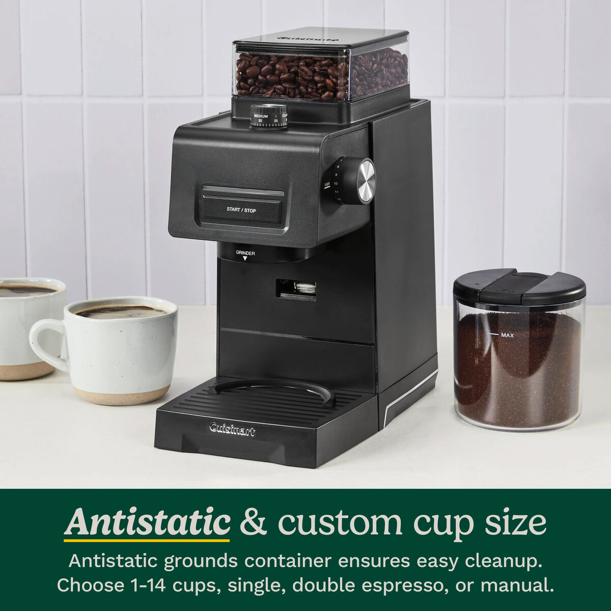 Espresso & Coffee Conical Burr Grinder - Cuisinart