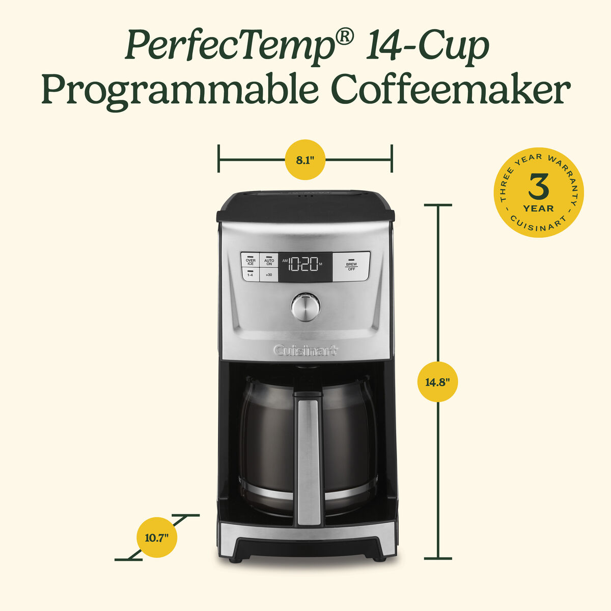 14-Cup PerfecTemp® 14-Cup Coffee Maker with Over Ice